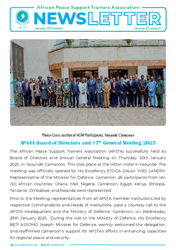 de January 2025 Edition - APSTA - African Peace Support Trainers ...